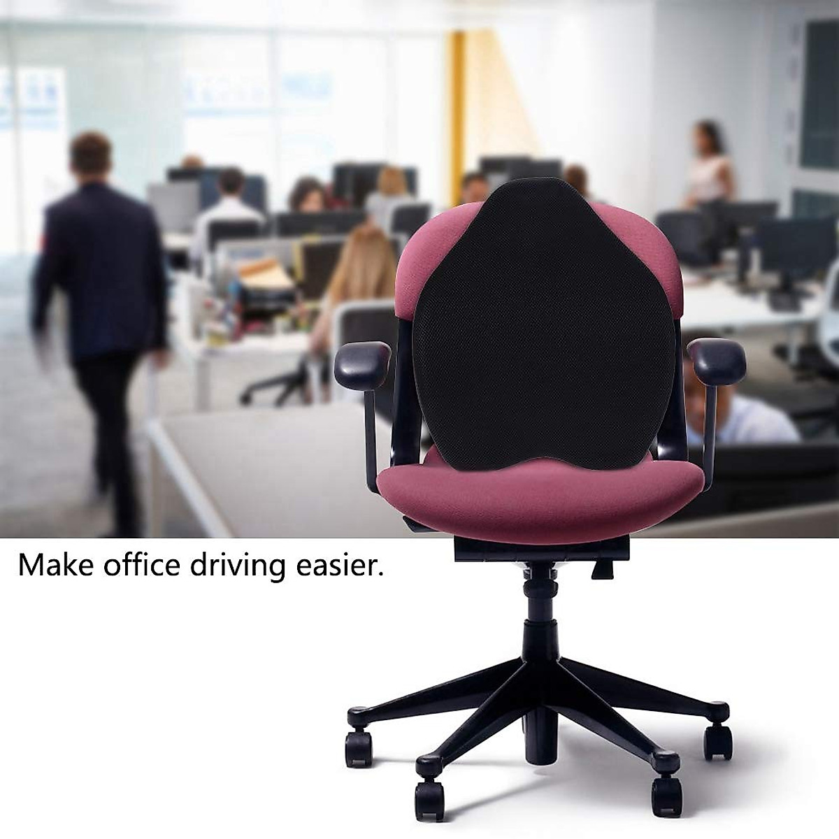 VTOSEN Cushion Orthopedic Memory Chair Lumbar Support Pillow Foam Seat Pad, Chair Cushions for Dining Chairs, Kitchen Chair Pads