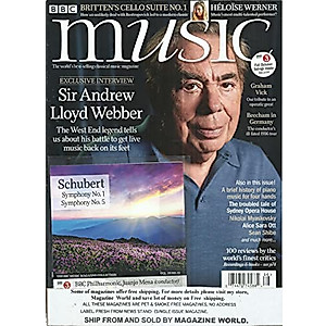 BBC Music Magazine, Exclusive Interview: Sir Andrew Lloyd Wsbber * October, 2021 * Vol, 29 * Issue # 13 * Free cd Included.( PLEASE NOTE: ALL THESE MAGAZINES ARE PETS & SMOKE FREE. NO ADDRESS LABEL, FRESH STRAIGHT FROM NEWSSTAND. (SINGLE ISSUE MAGAZINE)