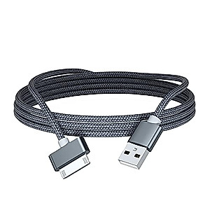 Froggen 30 Pin USB Sync Charging Cable Compatible with iPhone 4/4s, iPhone 3G/3GS, i-Pad 1/2/3, i-Pod 3.2 FT