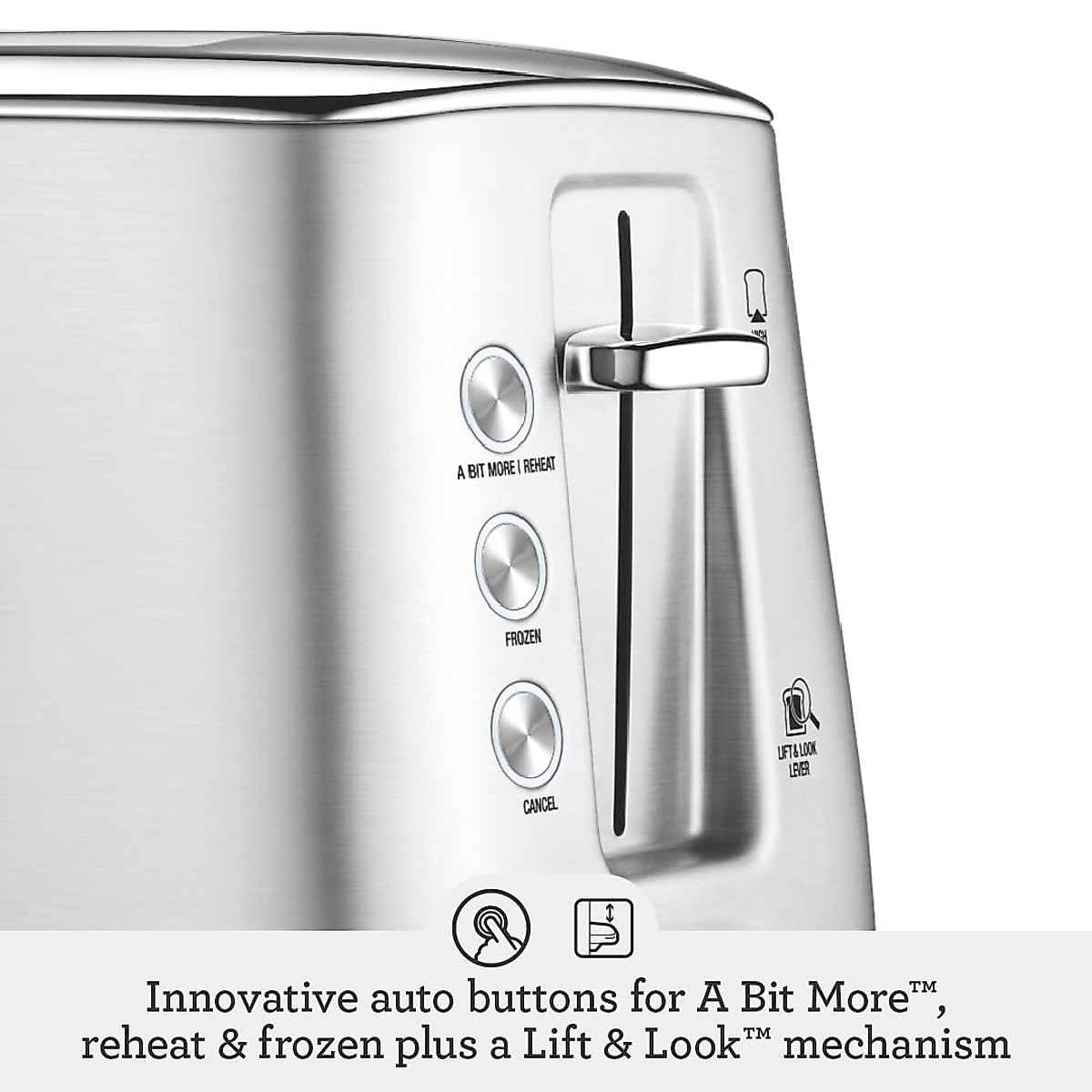 Breville the Toast Select™ Luxe 2-Slice Toaster, BTA735OYS, Oyster Shell