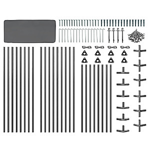 NOWENSOL Carport 12x20ft Car Port Garage Canopy Heavy Duty Car Tent Without Sidewalls & Doors, All Season and Portable Garage for Boat, Wedding Party, Outdoor Camping, Commercial, UV Resistant