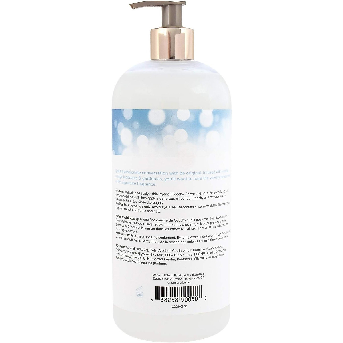 Coochy Intimate Shaving Cream | Shave Conditioner & Moisturizer for Face & Body | Ideal for Sensitive Skin Care, Anti-Bump | Be Original, 32 oz