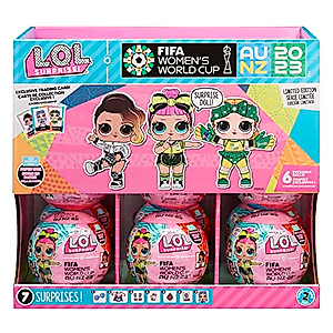 LOL Surprise X FIFA Women's World Cup Australia & New Zealand 2023 Dolls with 7 Surprises, Accessories, Limited Edition Dolls, Collectible Dolls, Soccer- Themed Dolls- Great Gift for Girls Age 4+