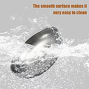 Lomoker 3.5" Double Wall Stainless Steel Soy Sauce Dishes, 3.5 Oz Small Dessert Bowls, Snack Bowls, Prep Bowls, Dipping Sauce Cups, Dishwasher Safe, Set of 4, Silver