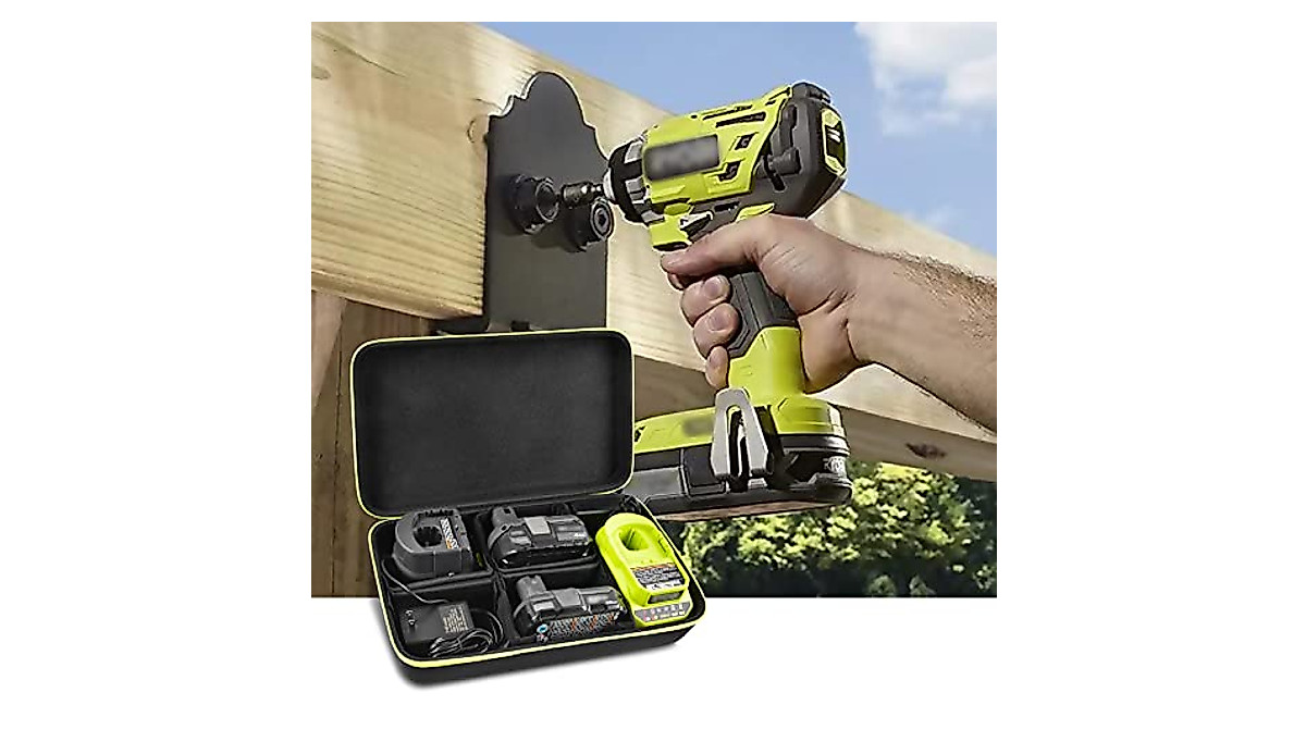 Ryobi 18V Battery & Charger Storage Case – Organize & Protect