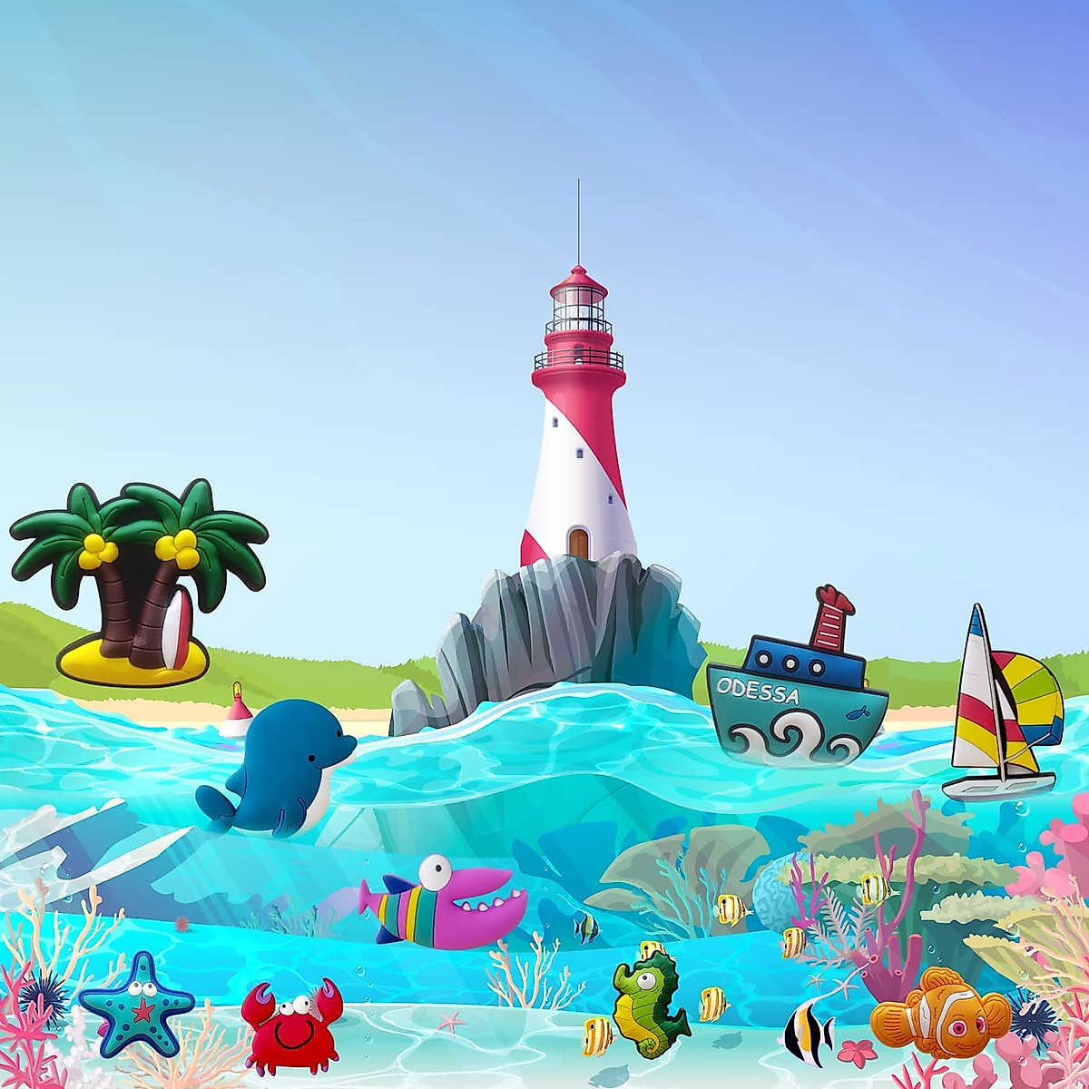 KOPADA Fridge Magnets for Kids Refrigerator Magnetic Baby Fridge Magnets for Toddlers 1-3 Animals Magnetic Toys Gift for Babies Child Safe Kids Magnets