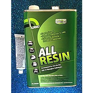 U. S. Chemical & Plastics All Resin Polyester-Hybrid Repair Resin, 1-Gallon (USC-58220)