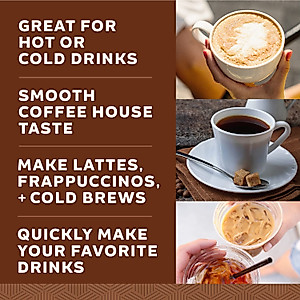 Coffee Snax Cold Brew Coffee Concentrate, Unsweetened Black Coffee Concentrate with No Added Sugar (Bulk 96 Servings Bottle)