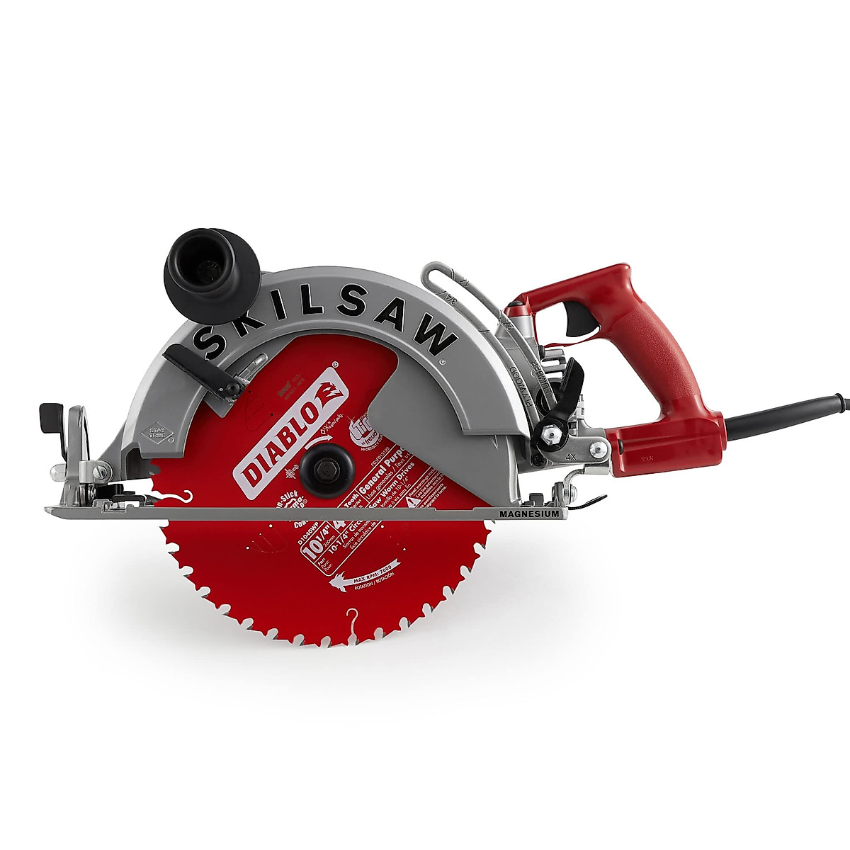 Skilsaw Magnesium Sawsquatch Worm Drive Circular Saw - 10 1/4in. 15 Amp, with Electric Brake, Model Number SPT70WM-22