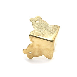 T Tulead Corner Protectors 30mm/1.18" Decorative Corner Box Edge Guard Table Bench Cabinet Corner Protector Pack of 12 with Mounting Nails