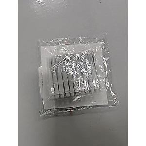 20 Pcs Micro Eyebrow Brush With Cap,Eyebrow Spoolie Brush Micro Eyebrow Lamination Brush 2 Size Multifunctional Micro Spooly Lash Mascara Brush Comb for Eyelash Lift Extensions Brow Clean(White,Black)