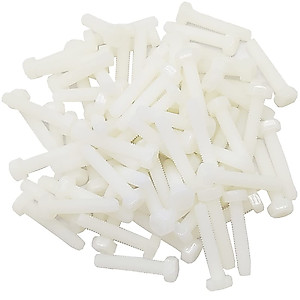 NACX 10mm Threaded Expansion Bolts Drop-in Anchors Kit Sleeve Anchors, Zinc Plated, Carbon Steel, 15Pcs