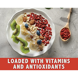 2lbs Organic Raw Dried Goji Berries - USDA Certified, Non GMO, Large Berries with Recipes E-Book - by Nutrient Elements