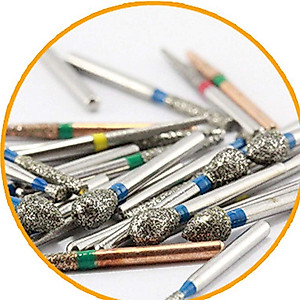 Acxico 30Pcs Diamond High SpeedDrill for Polishing Ceramic Composite