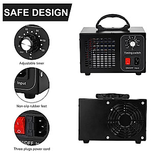 Ozone Generator Air Purifier 20000 mg/h,Commercial/Home Ozone Generator for Rooms,Cars,Smoke and Pets