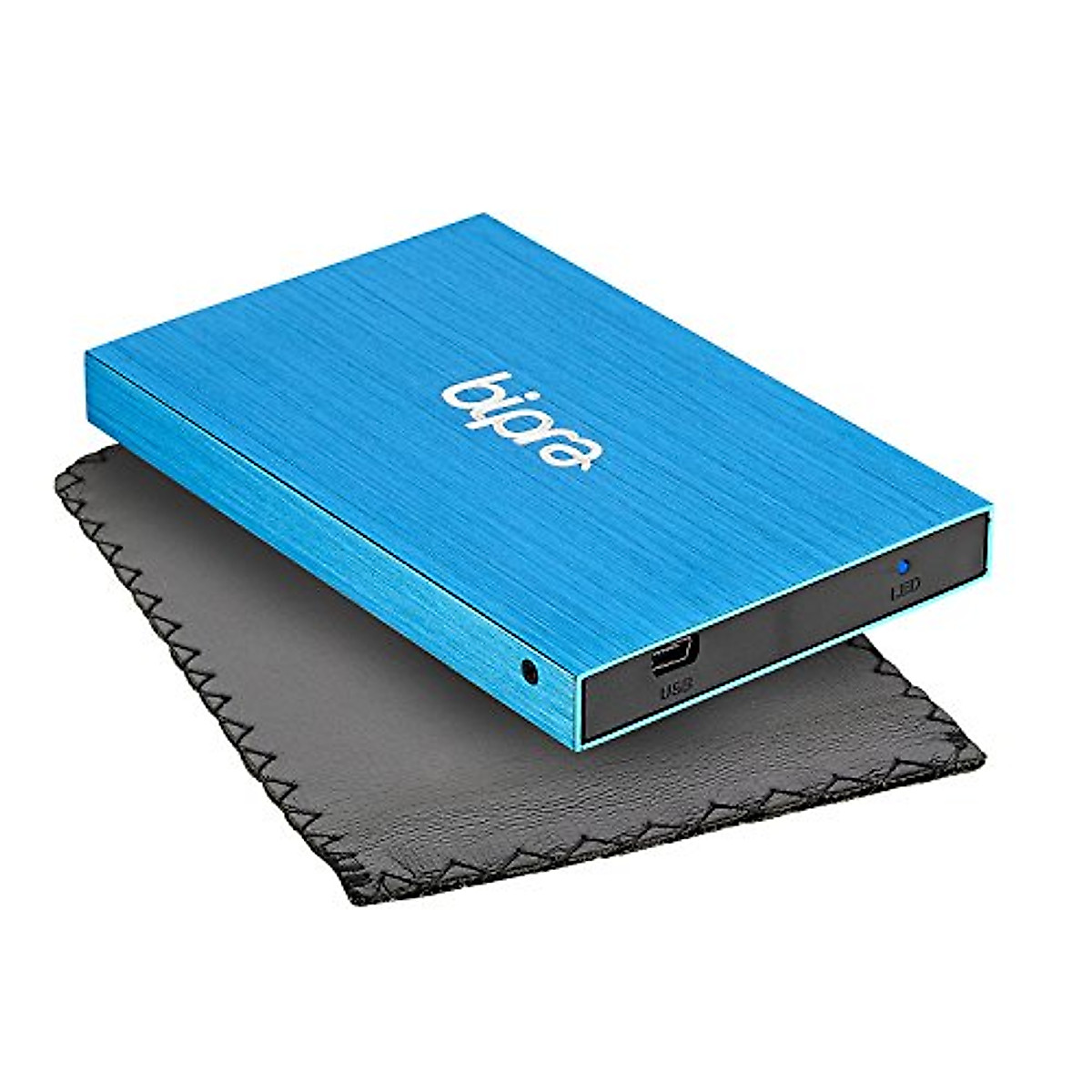 BIPRA 320Gb 320 Gb 2.5 Inch External Hard Drive Portable USB 2.0 - Blue - Ntfs