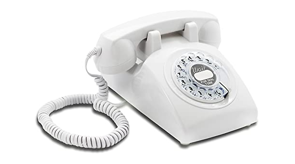 Opis 60s Cable: Vintage Rotary Landline Phone - Germany
