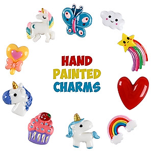 Play Putty Therapy Putty for Kids with Charms Rainbows and Unicorns Theraputty Medium Resistance, Fine Motor Skills and Hand Strength, Occupational Therapy Sensory Fidget Toy and Tool