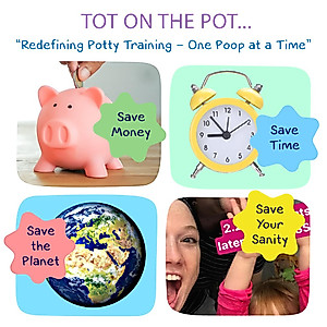 Potty Training with Tot On The Pot, Complete System Includes Parent's Guide, Children's Book, Potty Doll, Toy Potty & Activity Reward Cards, Pediatrician Recommended & Play Based Learning (Katie)