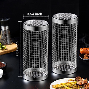 Rolling Grill Baskets Small