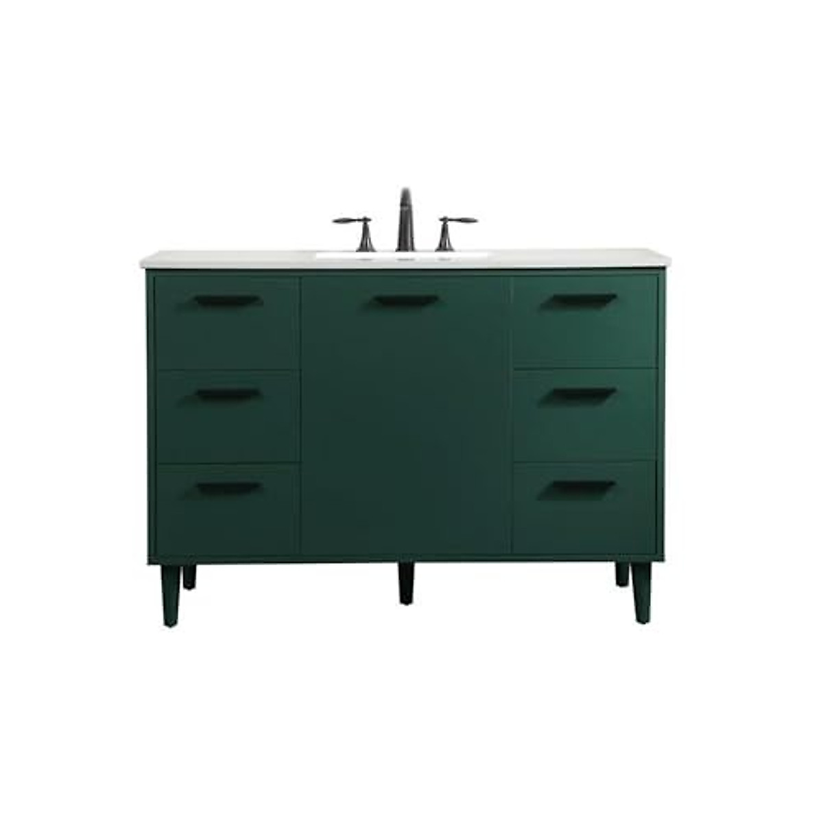 Elegant Kitchen and Bath 48 inch Bathroom Vanity Cabinet - Green