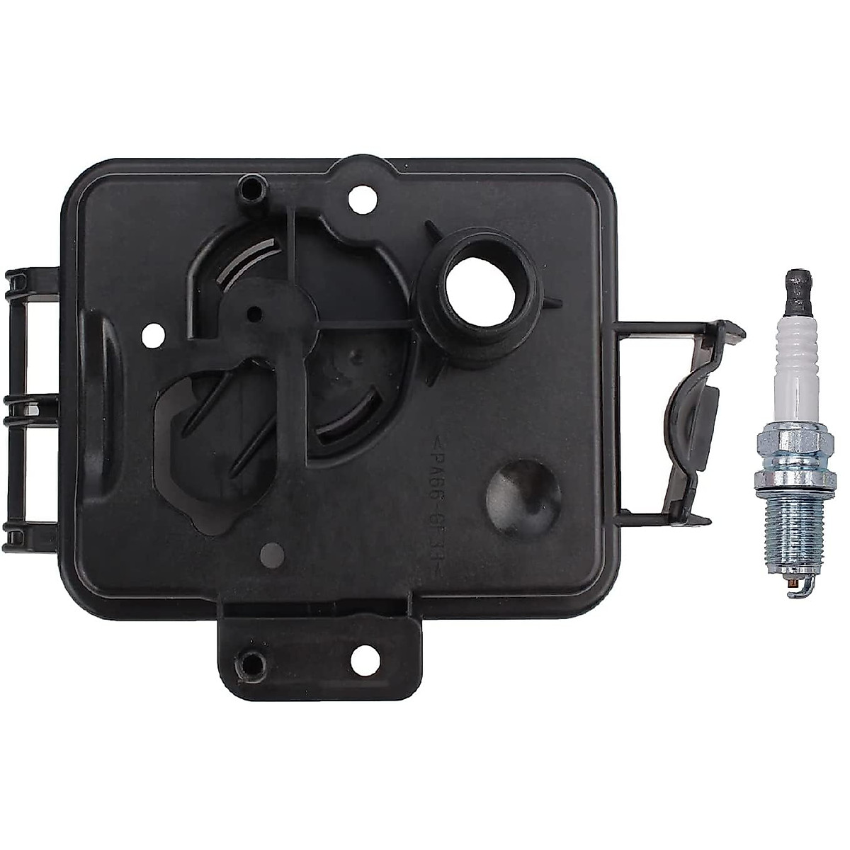 Hippotech 595663 Air Filter Base, 595660 Air Cleaner Cover & 799579 Air Cleaner Foam Filter Replacement for Briggs Stratton 450E 500E 550E 550Ex Engine Lawn Mower