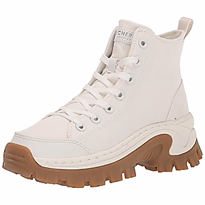 Skechers Women's Street BLOX-Fashion Shaker Sneaker, WHT, 9