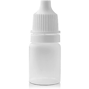 EXTEND LAB 10 PCS 5ml Plastic Dropper Bottle - Squeezable Eye Dropper Bottles - Refillable Mini Dropper Bottles with Srew Cap - Ideal for Essence, Oil