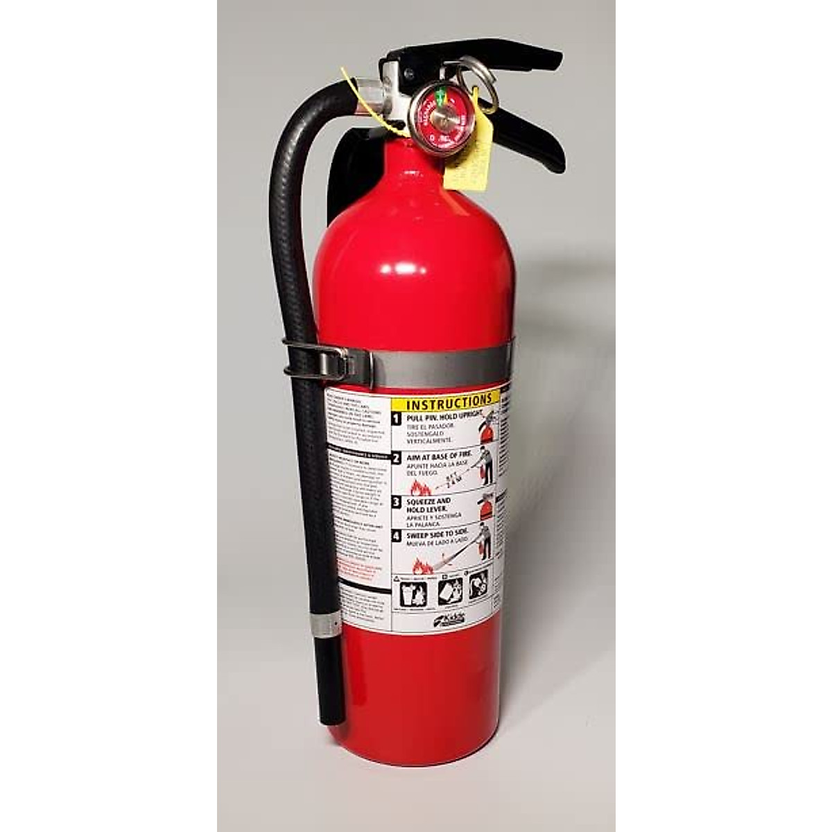 Safety and Trauma Supplies Hi-Viz All-in-One DOT OSHA Compliant Kit with 5LB 3A:40BC Kidde Fire Extinguisher Model PRO 5 TCM-8