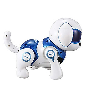 Cusstally Robot Dog Electronic Pet Toys Wireless Robot Will Talking Remote Dog Robot Pet Toy Girls Blue