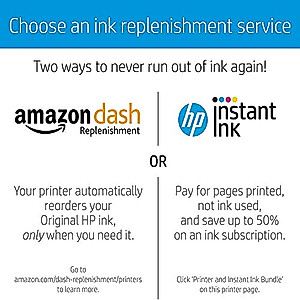 HP OfficeJet 3830 All-in-One Wireless Color Printer, HP Instant Ink, Works with Alexa (K7V40A)