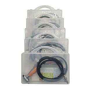 Eaarliyam Pneumatic Micro Grinder Angle Air 90 Degree 3mm Die Pencil Polisher Tool Accessories Kit Orange Power Tools