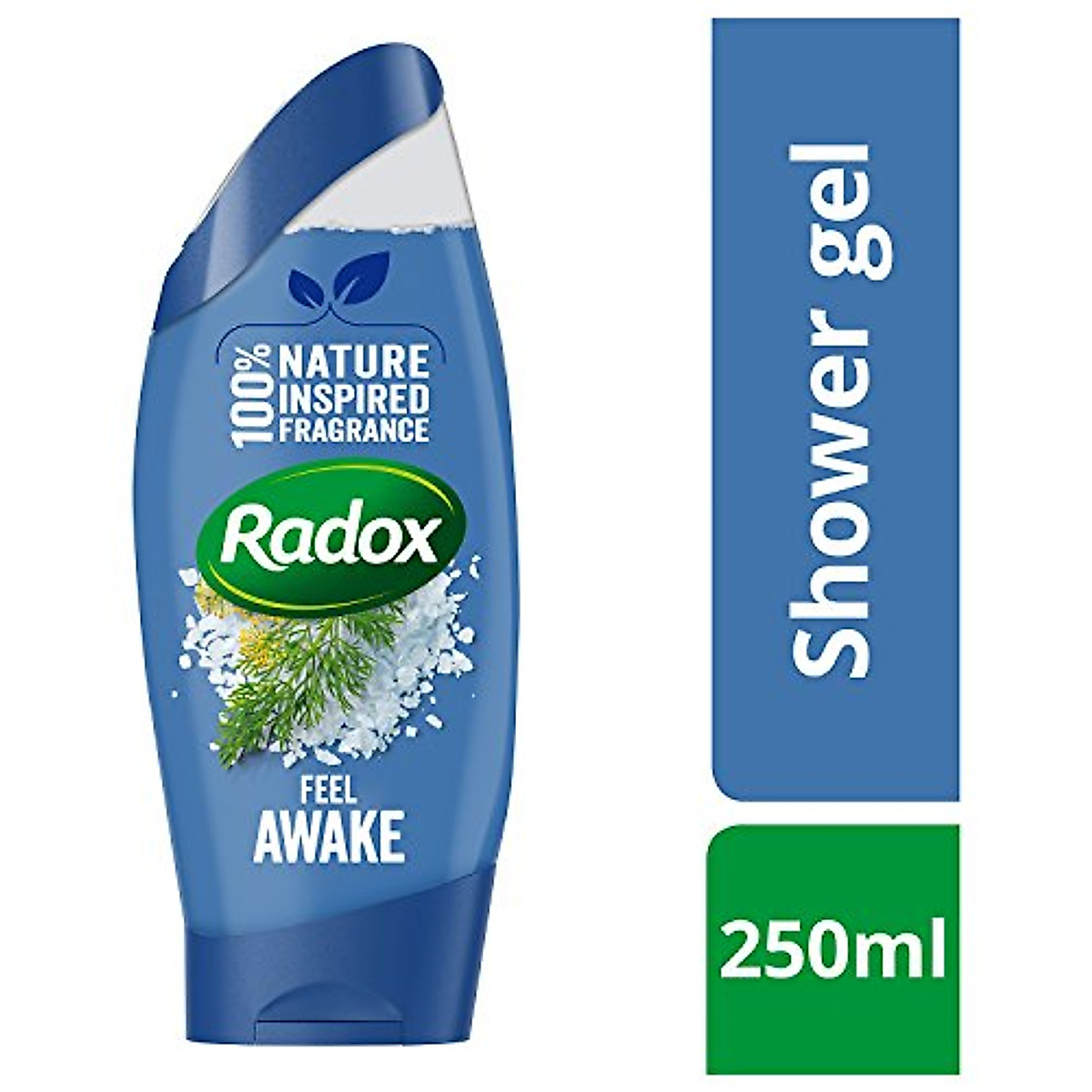 Radox Feel Awake Fragrance 2-in-1 Shower and Shampoo 250 ml - Pack of 6