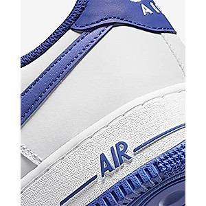 Nike Men's Air Force 1 '07 An20 Basketball Shoe, White/Medium Blue, 9
