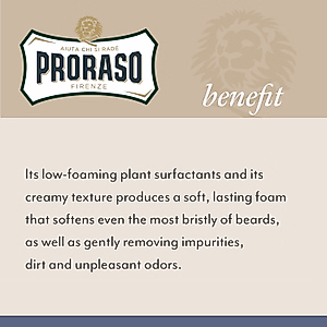 Proraso Beard Wash - Cypress and Vetyver, 6.8 Fl Oz