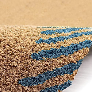 Liora Manne Natura Door Mat - Novelty Designs, Durable Natural Coir & Vinyl Back, Long Lasting Color, Foyers, Porches, Patios & Decks, Welcome, 2' x 3'