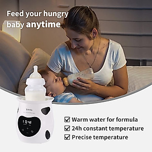 Baby Bottle Warmer for Breastmilk | Fast Water Warmer for Baby Formula | Easy-to-use Portable Bottle Warmer | BOLOLO Baby Water Warmer with Precise Temperature Control, Large Diameter, BPA-Free