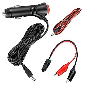 GreenYi Cigarette Lighter for Car Backup Camera, Monitor, DVR, DVD, Bluetooth Speaker, GPS, Laptop, 12V DC Cig. Lighter Charger Cord with Test Cable, DC Plug Adapter and DC Power Extension Cable