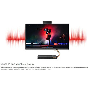 Lenovo 24" FHD (1920 x 1080) IPS Touchscreen All-in-One Ideacentre A540 with Intel 8 Core i7-9700T Processor up to 4.30 GHz, 16GB DDR4 RAM, 512GB PCIe SSD, and Windows 10 Home