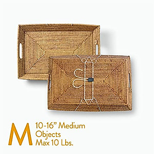 Display Buddie Medium Adjustable Plate Hanger for Plates, Platters, Bowls & Other Objects 10-16" Overall, and up to 10 lbs.