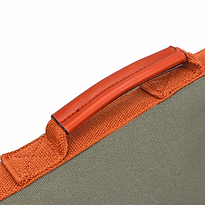 TOURBON Canvas Lightweight Sunday Golf Clubs Carry Bag Pockets Travel Driving Range Bags Storage