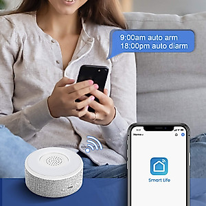 Smart Security System WiFi Alarm System Kit Wireless with APP Push and Calling Alarms DIY No Monthly Fee for Home Apartment Office Store and Business