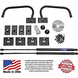 Queen Size Deluxe Murphy Bed Kit, Vertical