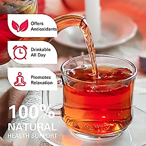 WT WEETEE Organic Decaf Black Tea Bags, USDA Organic Black Tea 100 Count | Smooth & Mild Taste | CO2-Decaffeinated | Resealable Kraft Bag