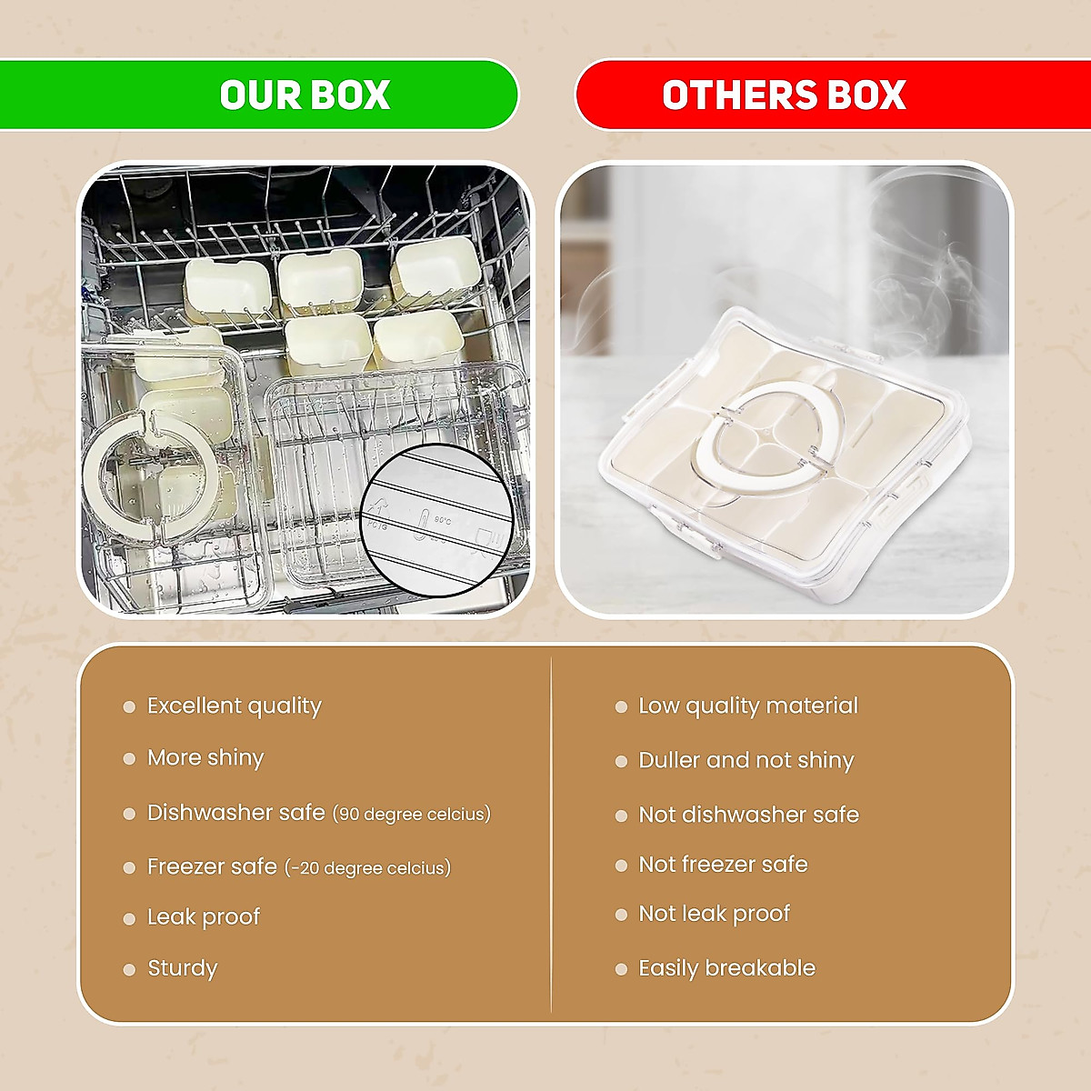 𝟖 𝐂𝐨𝐦𝐩𝐚𝐫𝐭𝐦𝐞𝐧𝐭𝐬 Divided Serving Tray with Lid and Handle, 𝐃𝐢𝐬𝐡𝐰𝐚𝐬𝐡𝐞𝐫 𝐒𝐚𝐟𝐞 Snackle Box Charcuterie Container , Fruit Storage Containers|𝐒𝐧𝐚𝐜𝐤 𝐁𝐨𝐱 𝐂𝐨𝐧𝐭𝐚𝐢𝐧𝐞𝐫