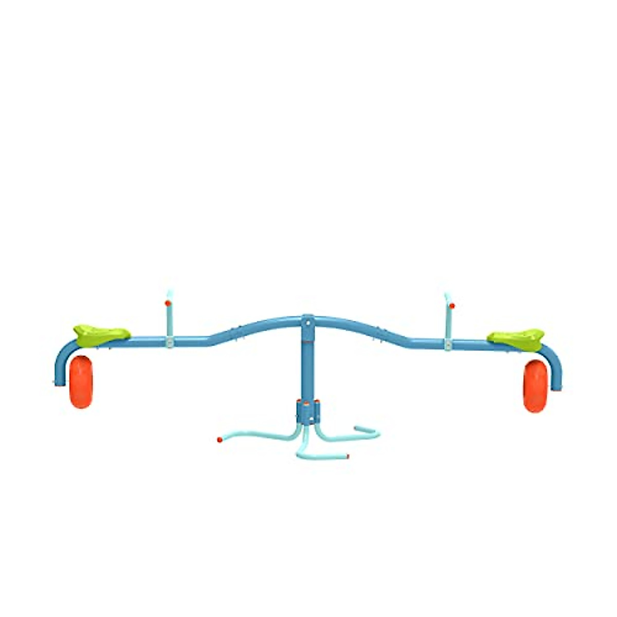 TP Toys, Spiro Spin Seesaw | Sit and Spin Teeter Totter with 360 Spin and Bounce Wheel | Kids Outdoor Play Equipment for Backyard, Playground, or Indoor Fun | Boys and Girls Ages 3-8.