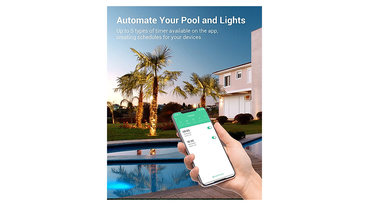 DEWENWILS WiFi Pool Pump Timer - Smart & Heavy Duty