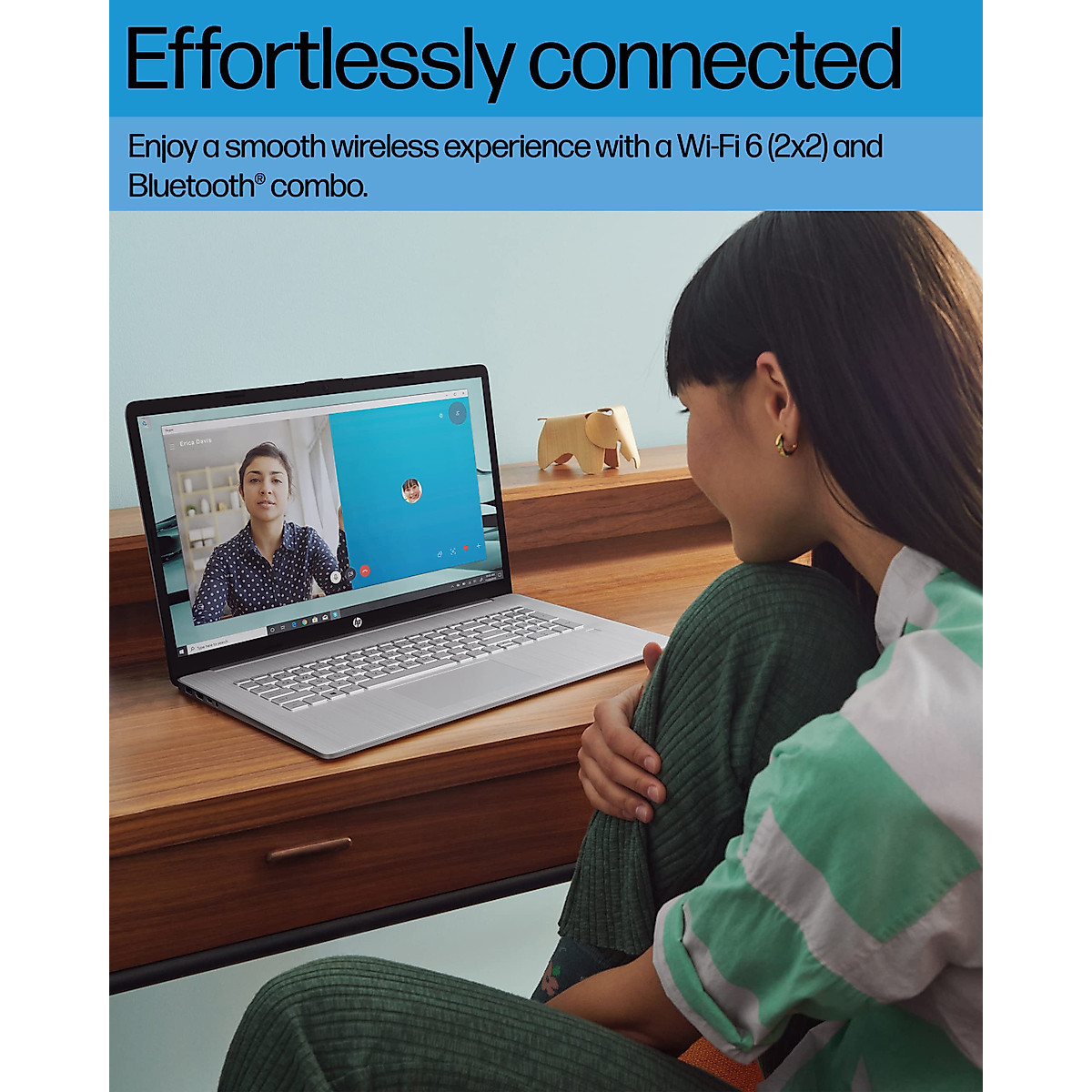 HP 17.3-inch Laptop, 11th Generation Intel Core i5-1135G7, Intel Iris Xe Graphics, 8 GB RAM, 512 GB SSD, Windows 11 Home (17.3-cn0026nr,Natural Silver)