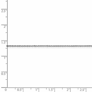 Solid 14K White Gold .8mm Sparkle Singapore Chain Necklace 16"