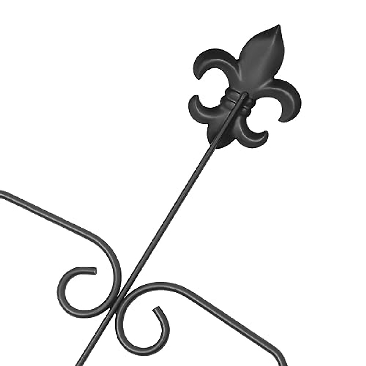 2 Pack Garden Trellis, for Climbing Plants 60" x 18" Black Steel Potted Support Vines Metal Wire Plant Trellis for Climbing Vegetables Flower Patio Roses Cucumbers